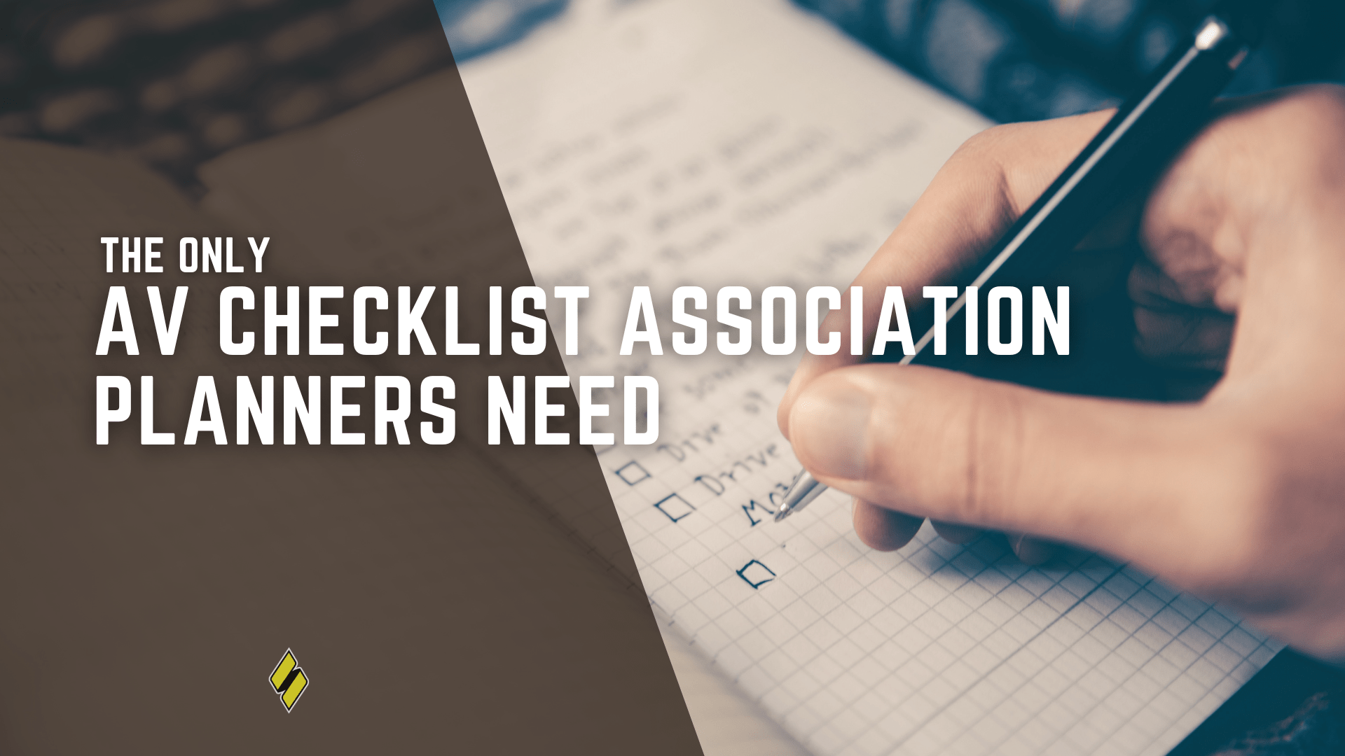 The AV Checklist Every Association Planner Needs - SEAS PRO